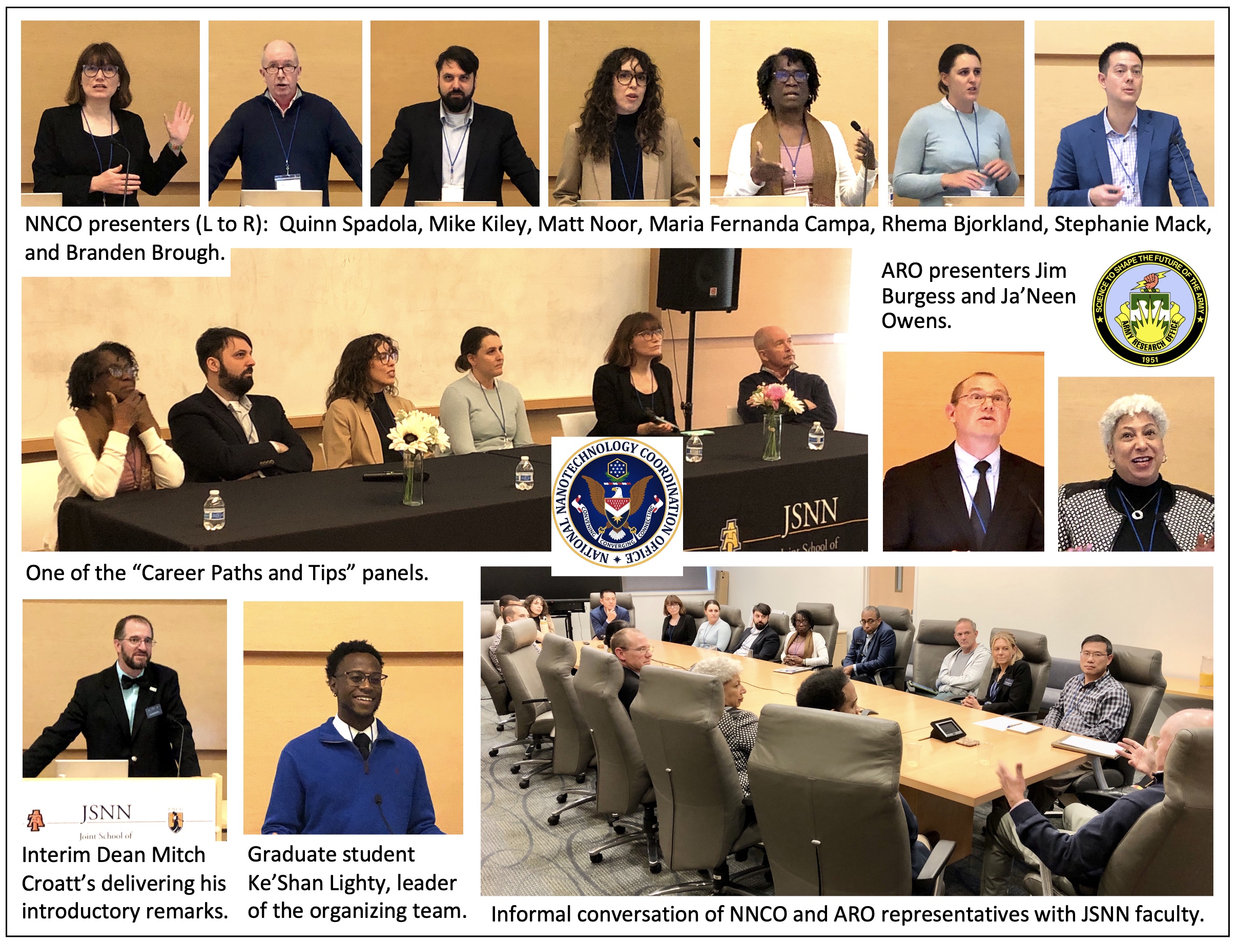 NNCO & ARO Visit the JSNN | Joint School of Nanoscience and Nanoengineering